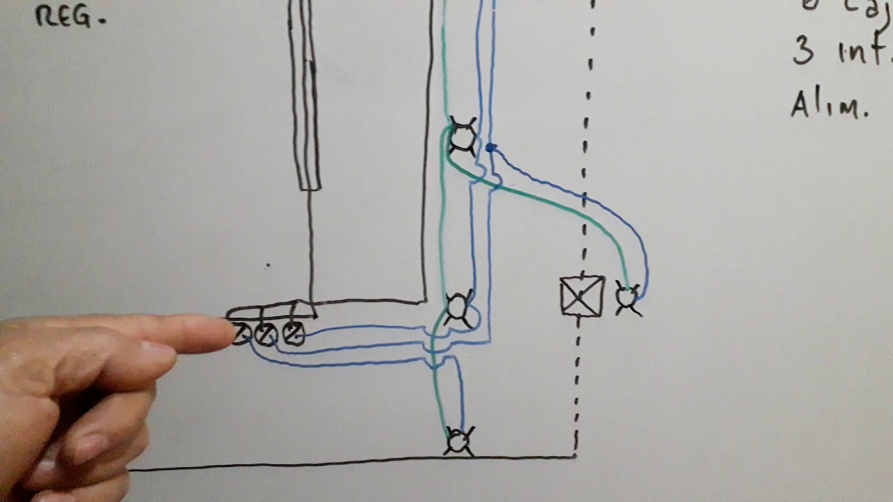 PRÁCTICA N°11,CONECTANDO 3 LÁMPS., 2 ARBOTANTES EXTERIORES Y UN ...