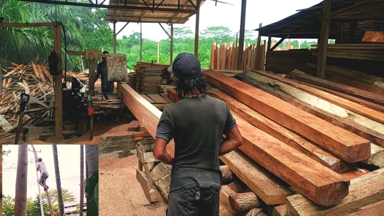 Dompeng Mesin Serkel Kayu Rakitan Untuk Menggergaji Kayu Balok Plat Dan ...