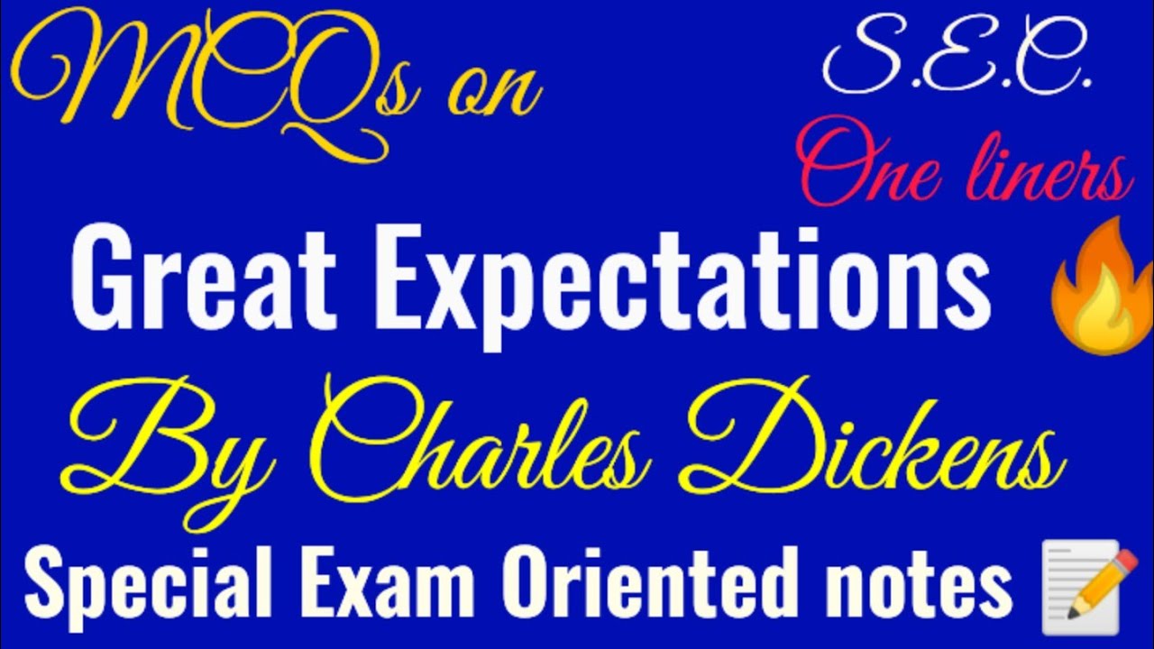 Great expectations by Charles Dickens ️🔥Exam points😊 - YouTube