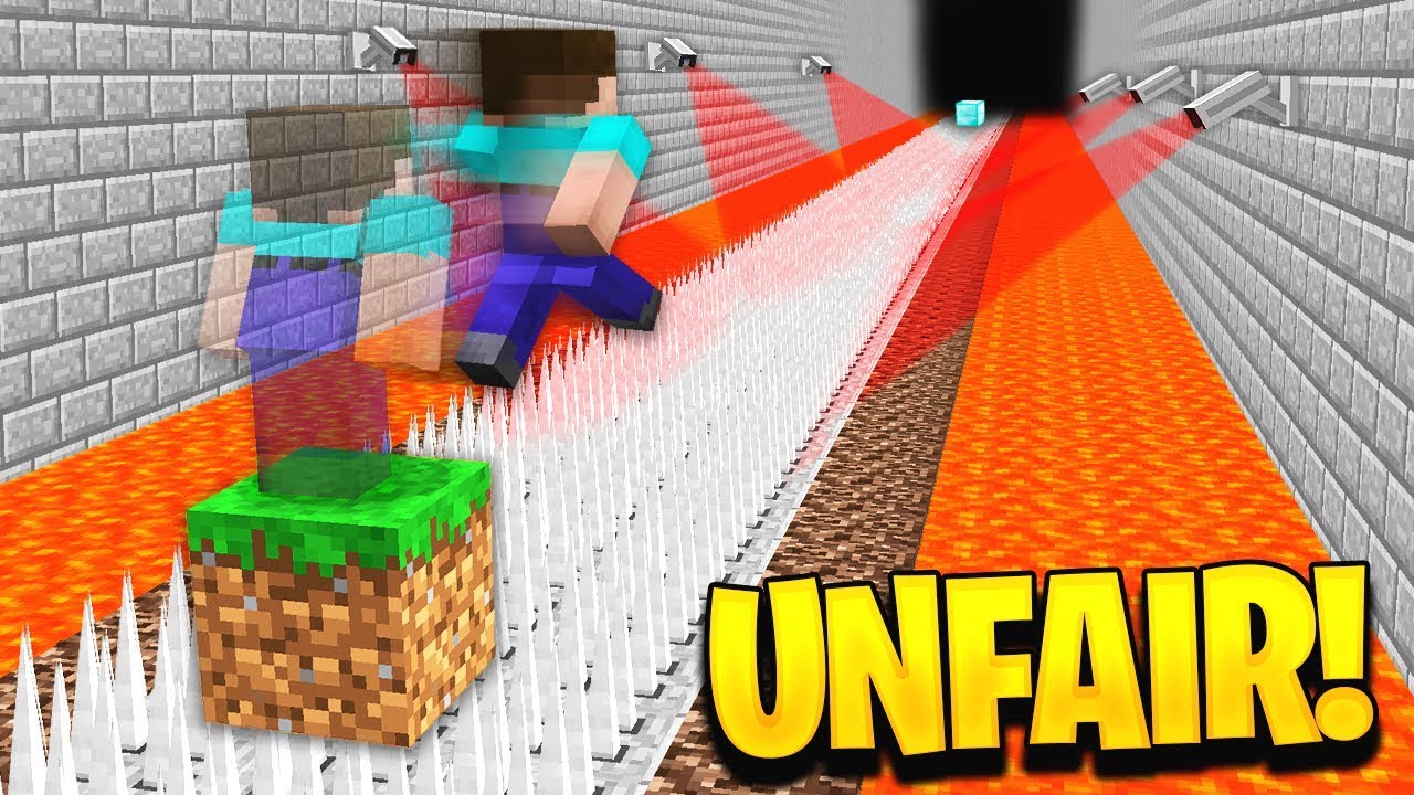WORLDS MOST UNFAIR MINECRAFT MAP... - YouTube