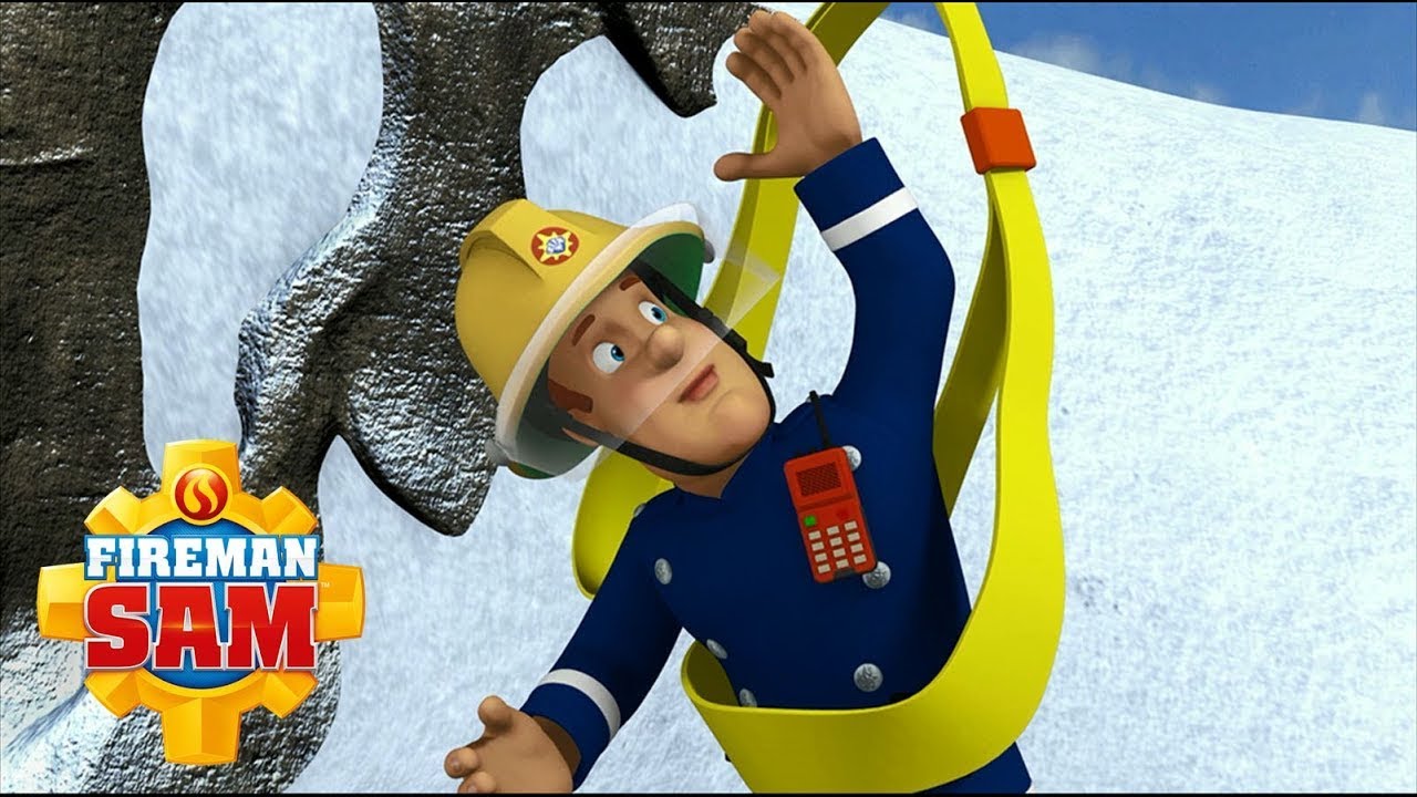 Fireman Sam US Official: Rescuing Mike Flood in the Snow - YouTube