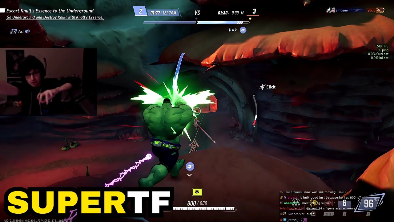 "BEATS TF OUTTA YOU" SuperTF DOMINATING HULK GAMEPLAY - MVP - MARVEL ...