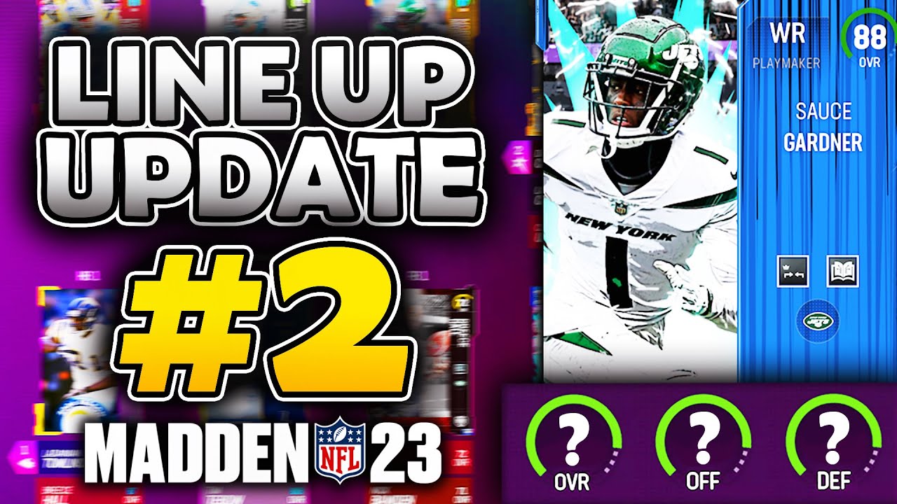 Lineup Update #2 ft. Vick, Sauce, and Fitzgerald - Madden 23 Ultimate ...