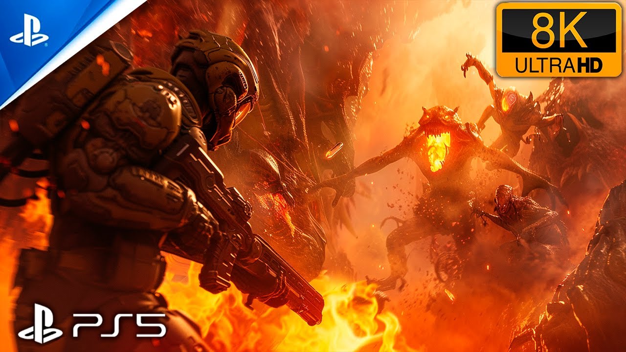 Doom Eternal LOOKS ABSOLUTELY AMAZING | REALISTIC ULTRA Graphics ...