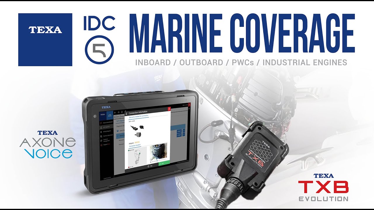 TEXA IDC5 Marine Diagnostics IBEX 2023 - YouTube