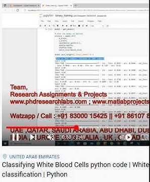 Classifying White Blood Cells python code - White Blood Cells - Blood Cells classification ...