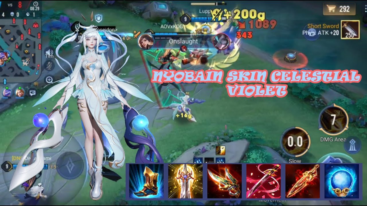 AOV : Violet Gameplay!!! Nyobain skin violet!!! - YouTube