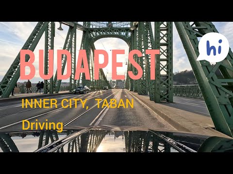 |4K| Budapest 🇭🇺 | 🚙 Driving from INNER CITY to TABAN 🚙| Winter 2023 | GoPro