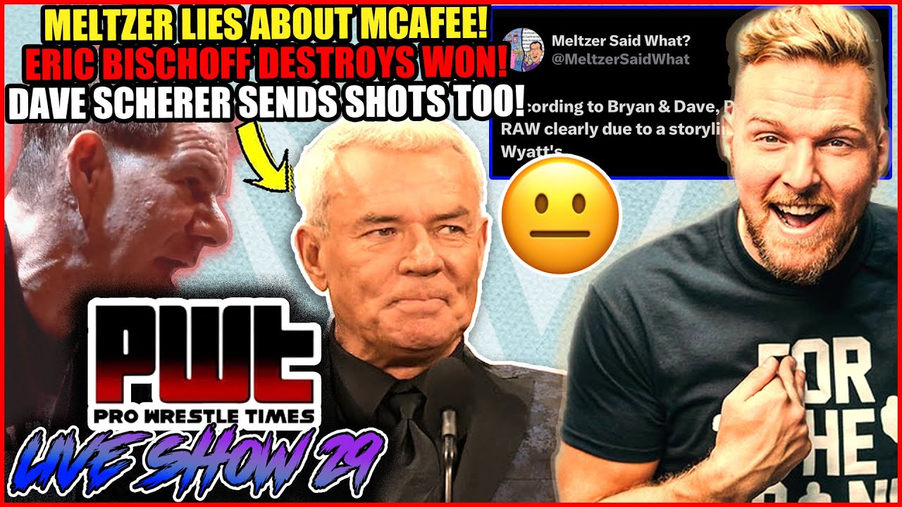 Dave Meltzer LIED About Pat McAfee! Wrestling Observer DESTROYED By Eric Bischoff and Dave ...