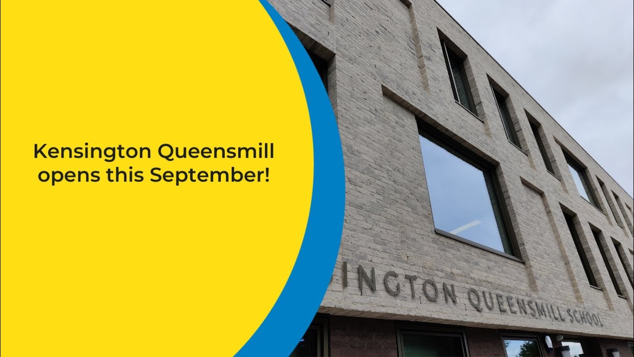 Kensington Queensmill opens to pupils this September - YouTube