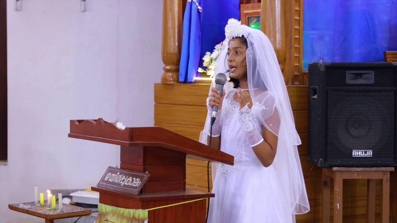 First Holy Communion _Thanks giving Speech - YouTube