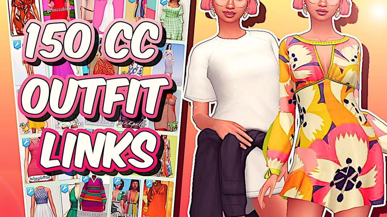 The Sims 4 | MAXIS MATCH OUTFITS & DRESSES | Custom Content Showcase ...
