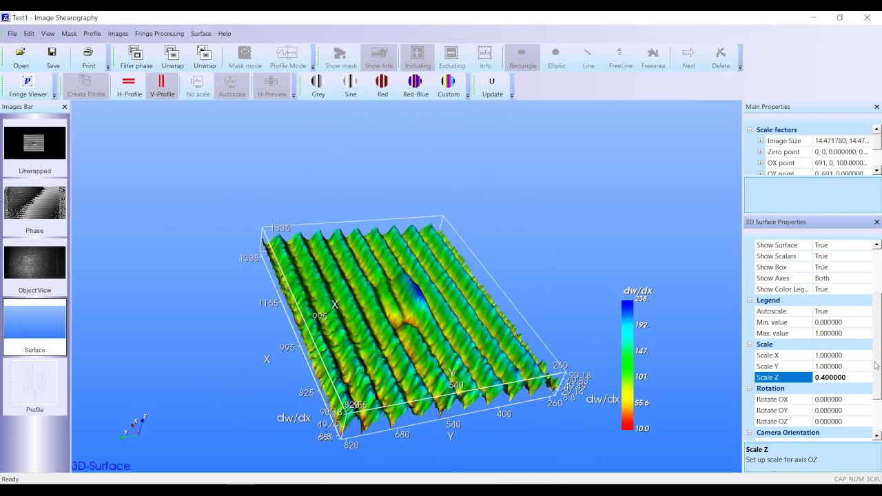 NDT of a composite panel using Shearography - YouTube