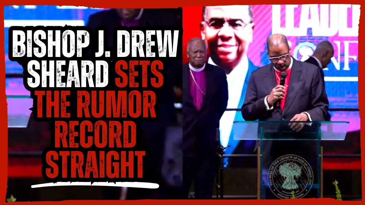 Bishop J Drew Sheard Sets the rumor Record Straight! - YouTube