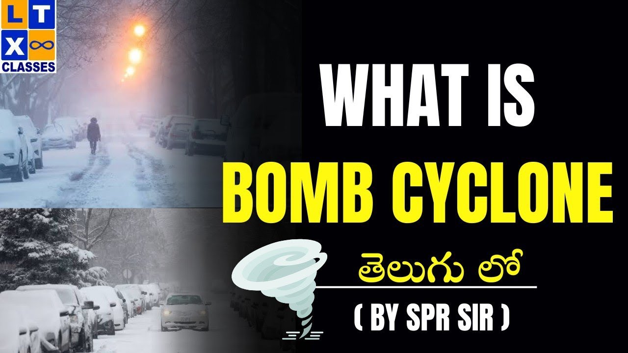 What is a Bomb Cyclone 🌀 | Winter Strom | Explained By SPR Sir in ...