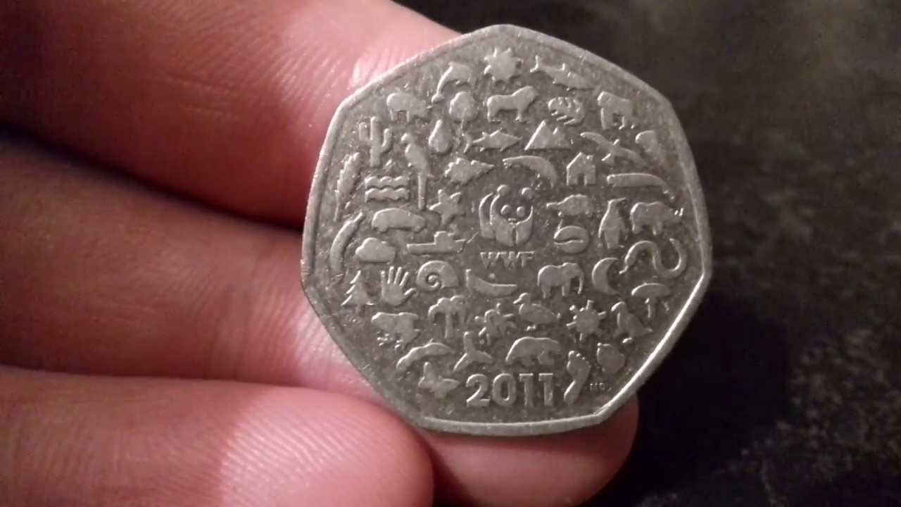 WWF 50p Coin. Animal 50 pence coin 2011. UK 50p WWF - YouTube