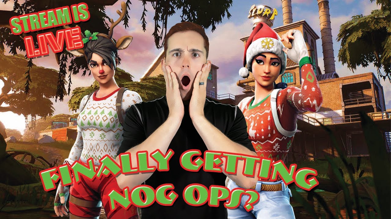 S4S! Snow In Fortnite! Nog ops or Red Nosed Raider? - YouTube