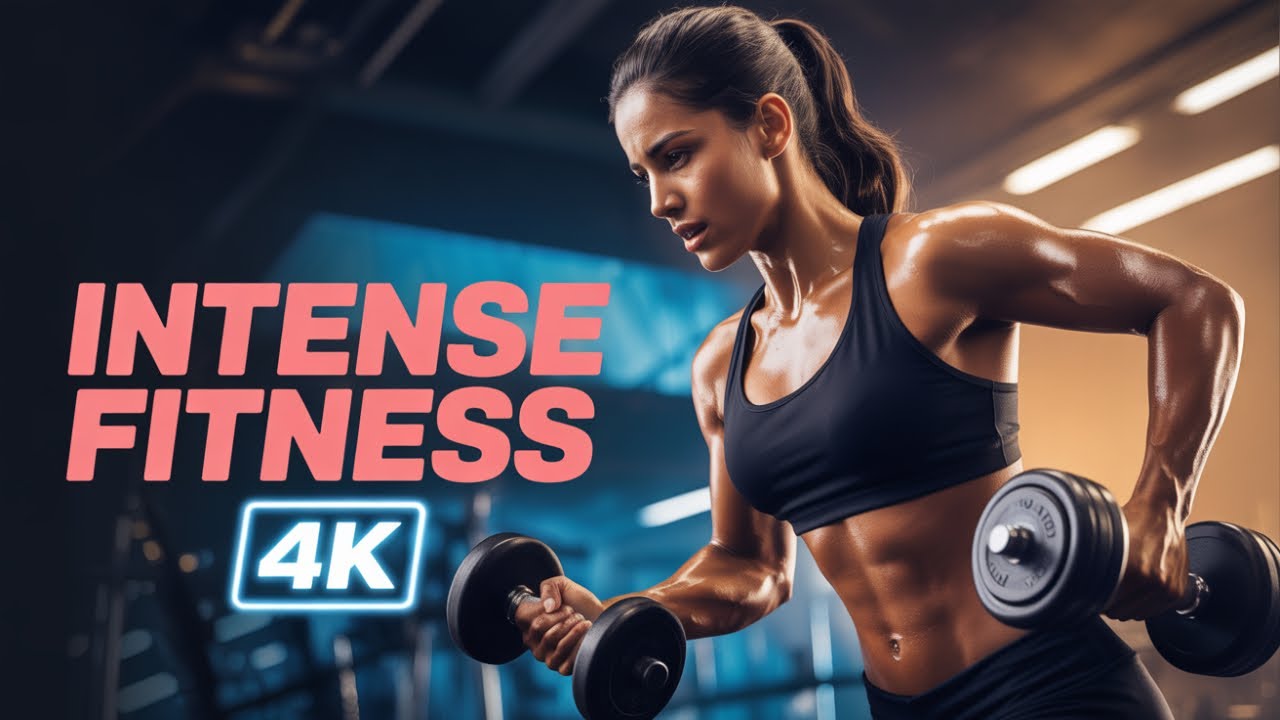 INTENSE 4K Fitness Motivation for Women | Powerful Workout Shots to ...