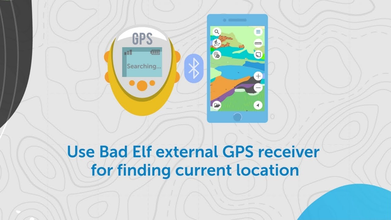 Use Bad Elf external GPS receiver for finding current location - YouTube