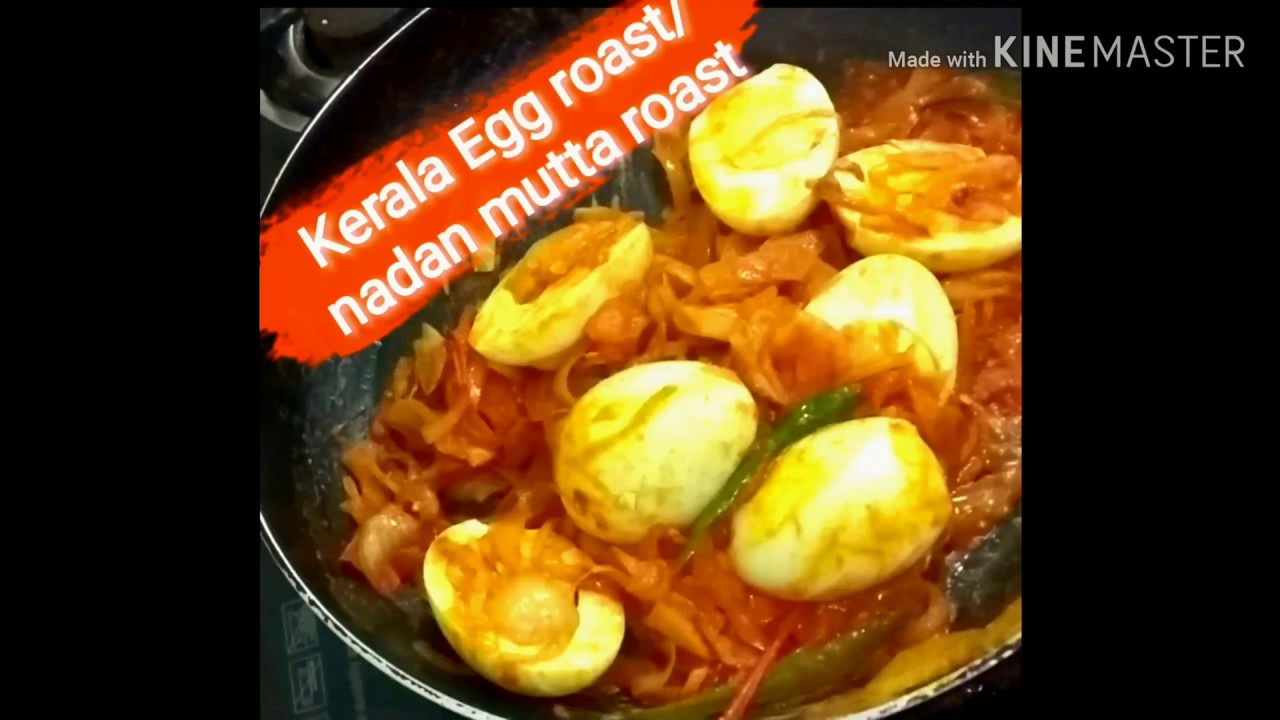 Kerala Egg Roast & nadan mutta roast - YouTube