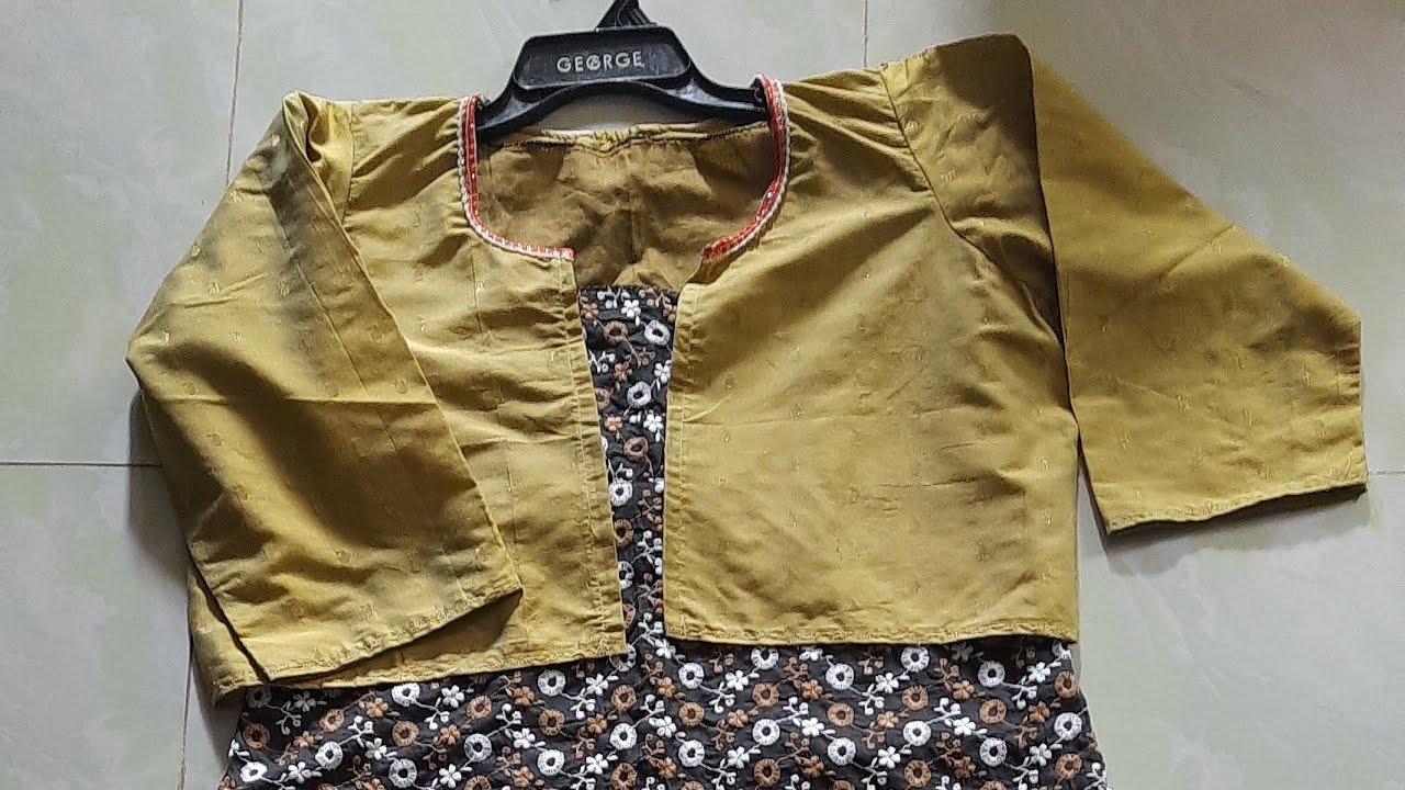 How to koti design cutting stitching/শর্ট কটি কাটিং //হাফ কটি সেলাই ...