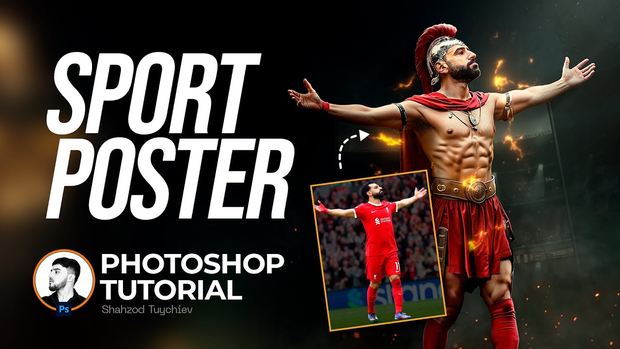 SPORT POSTER | PHOTOSHOP TUTORIAL - YouTube