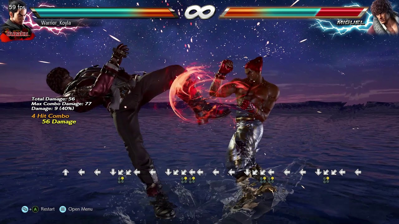 5 EWGF B21 - forward into back+2 with no neutral input :0 - YouTube