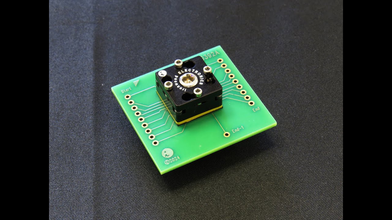 30GHz Elastomer socket for BGA289 - YouTube