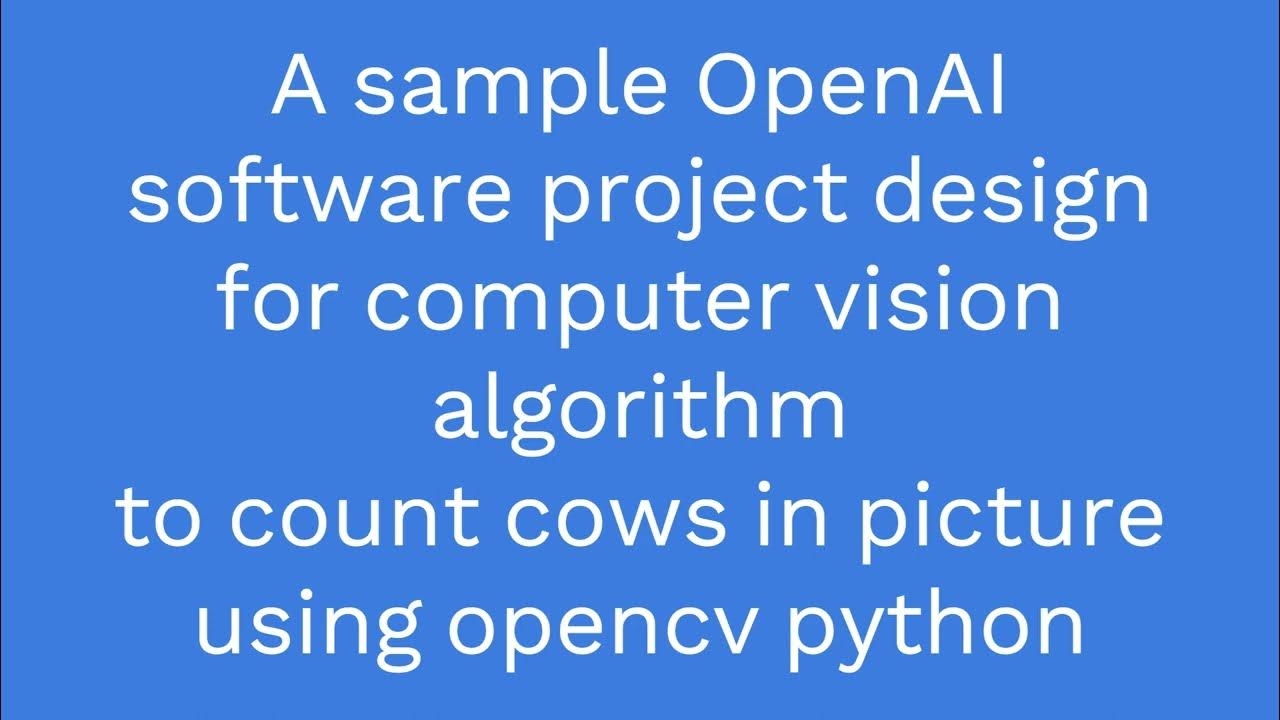 how do I use computer vision algorithm - code with opencv python to ...
