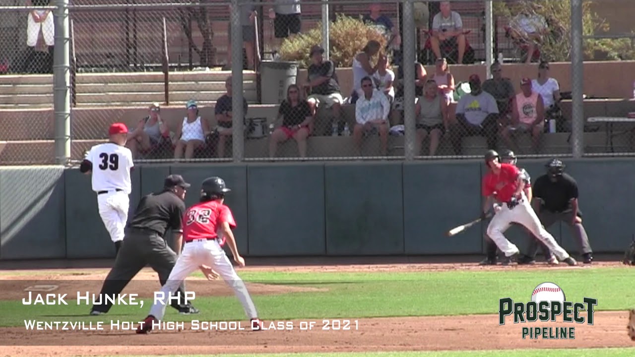 Jack Hunke Prospect Video, RHP, Wentzville Holt High School Class of ...