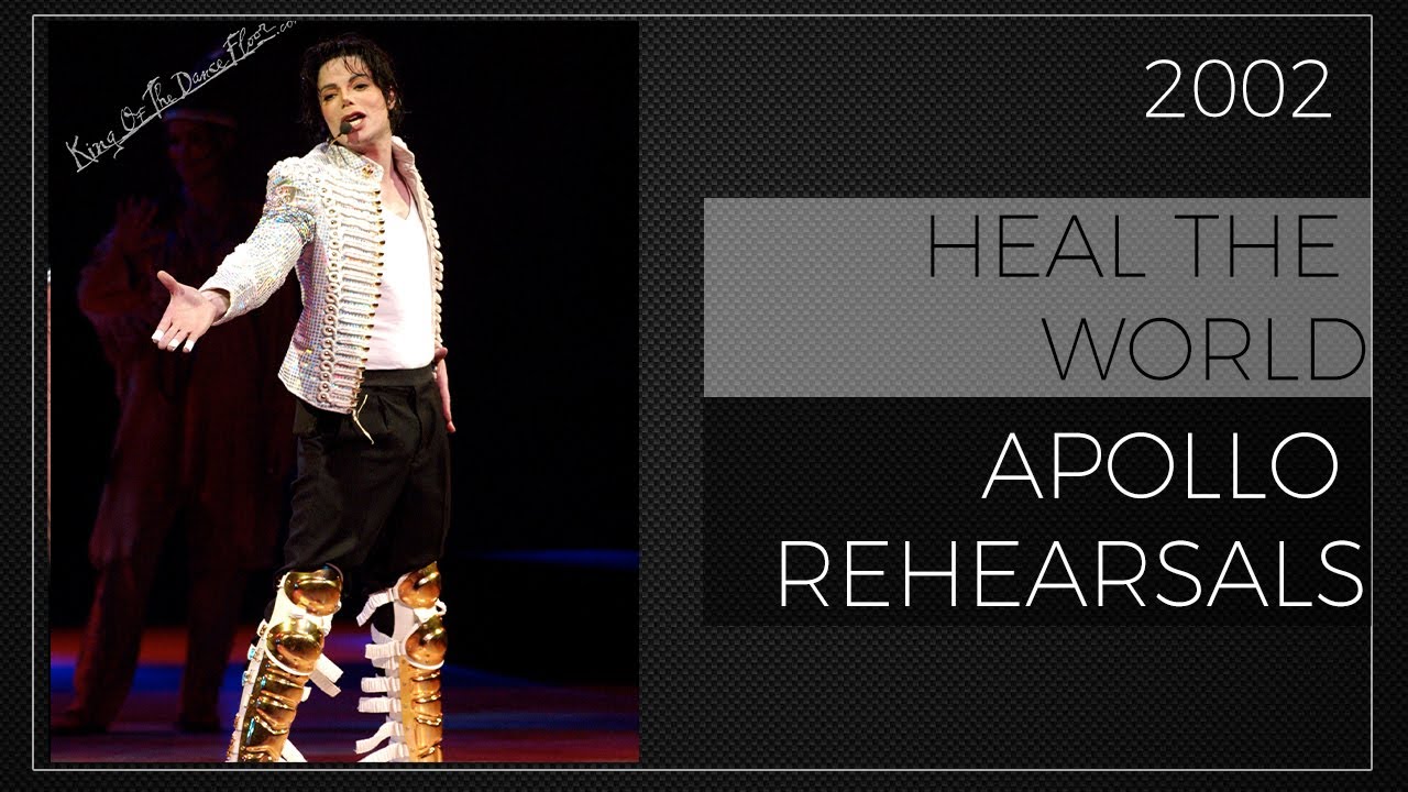 Michael Jackson Heal The World Live Apollo Rehearsals 2002 50fps - YouTube