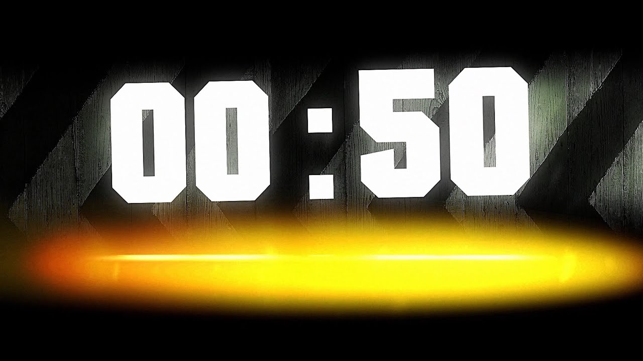 50 Seconds Countdown ⏳ Timer for Cooking, Workout, Breaks, Sleeping ...
