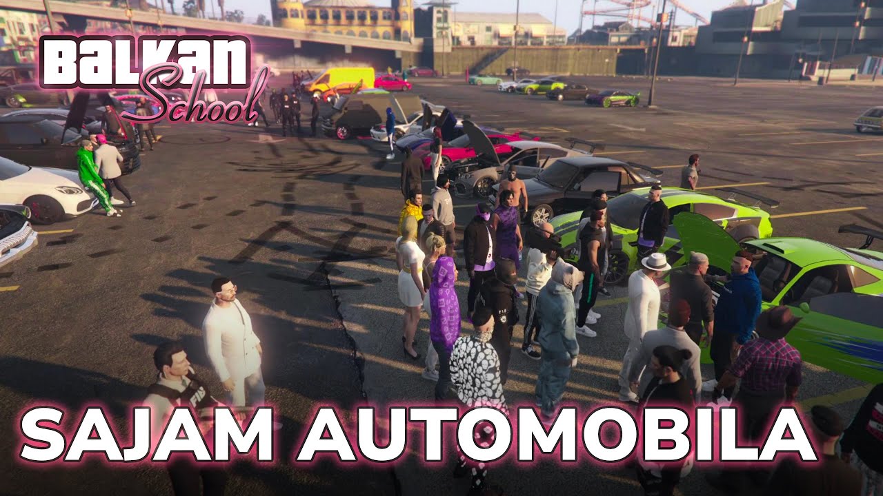 Sajam automobila na GTA 5 serveru | Balkan School RolePlay - YouTube