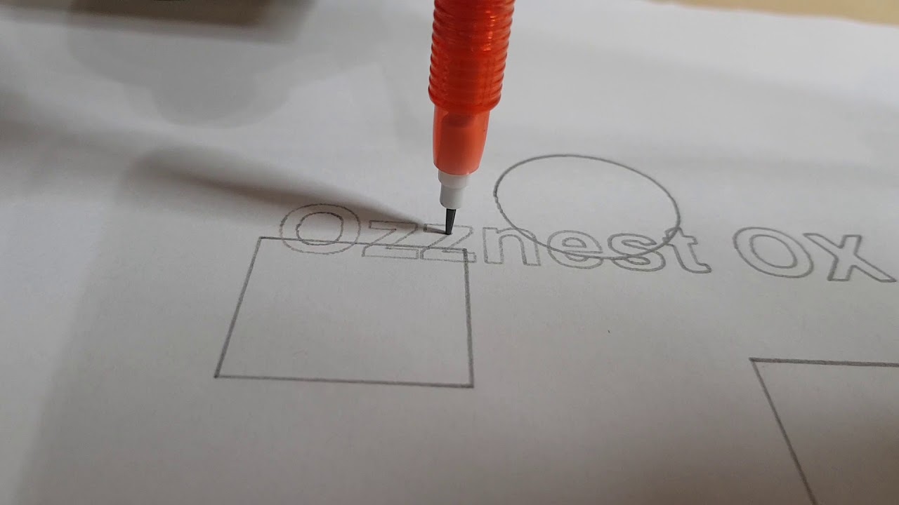 Ooznest Ox CNC first test - YouTube