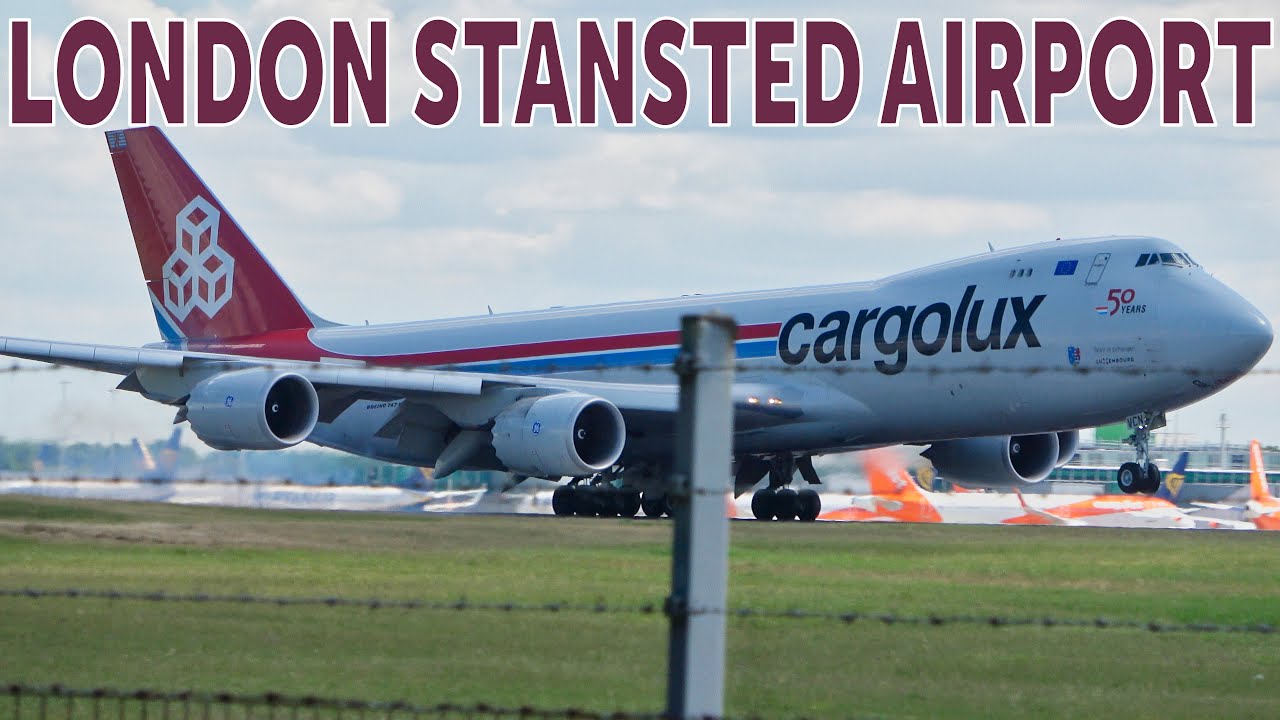 London Stansted Airport plane spotting - YouTube