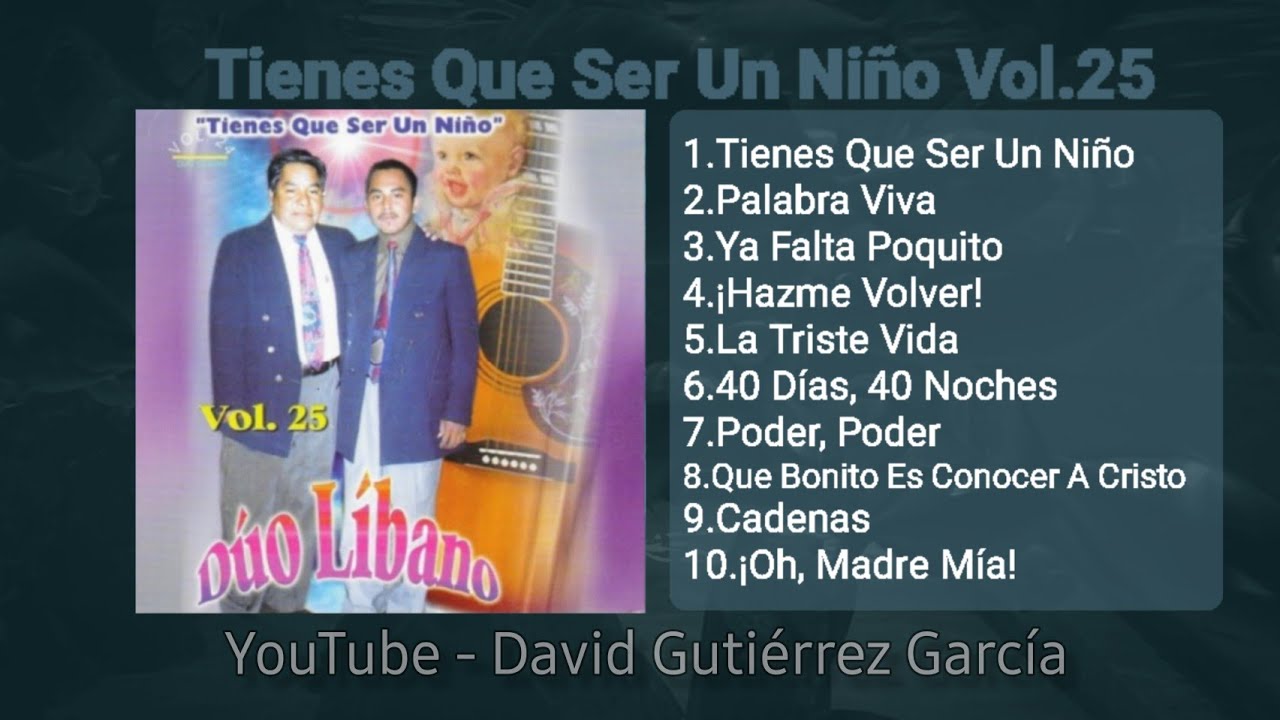 Duo Líbano volumen 25 disco completo - YouTube