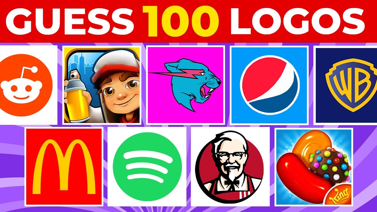 Guess The Logo In 3 Seconds | 100 Logo Quiz: Easy, Medium, Hard, Very ...