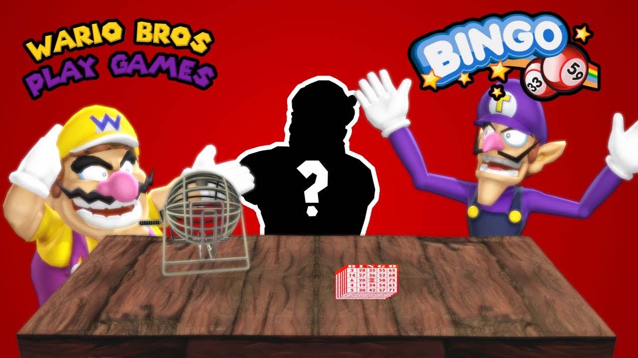 Wario Bros Play Real Life Games: Bingo #1 - YouTube