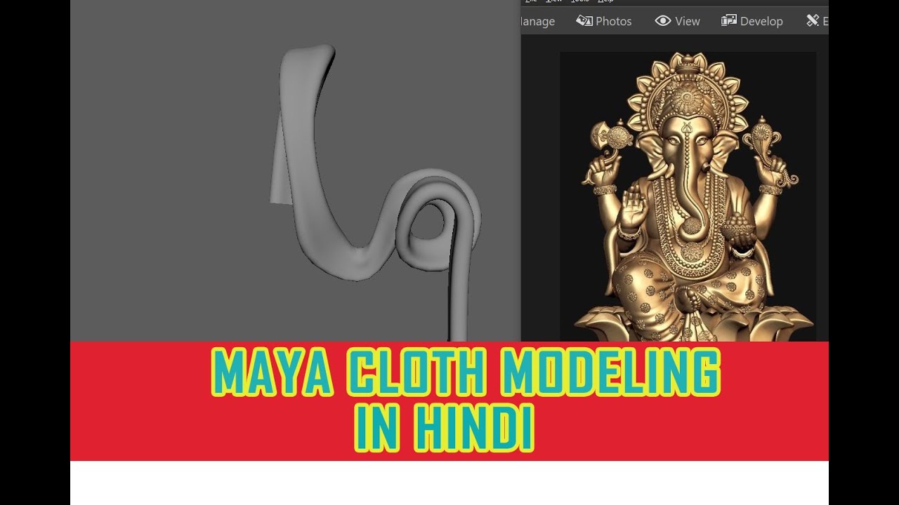 maya cloth modeling | how to model cloth in maya| cv curve - YouTube