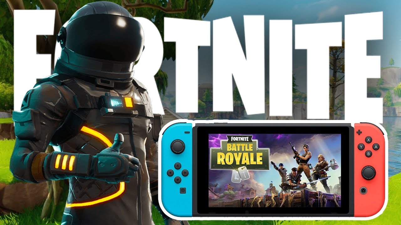 Playing Fortnite Battle Royale on THE NINTENDO SWITCH! - YouTube