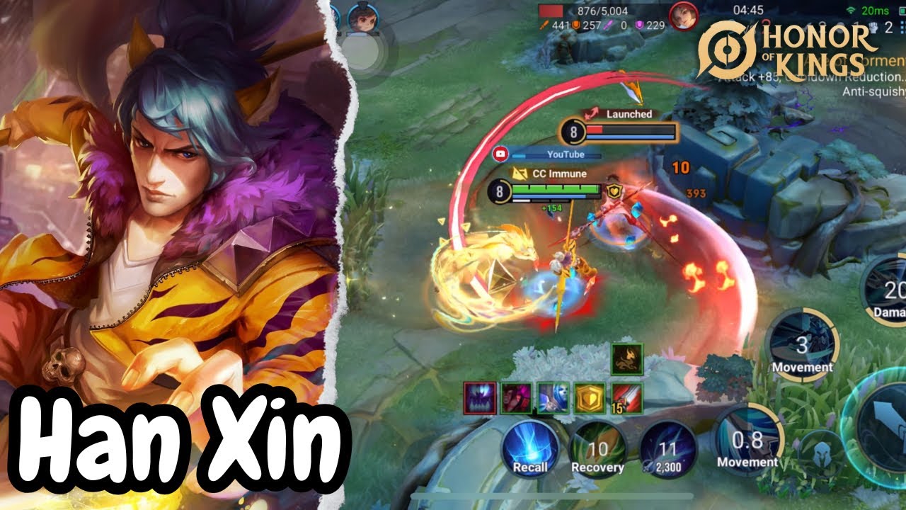 Han Xin Revamp Gameplay | Honor of Kings (HOK) - YouTube