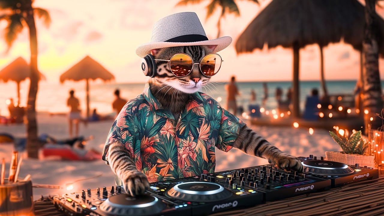 Tropical House Sunset Party in Mexico 🌅 | DJ Cat Live at Cancun Beach ...