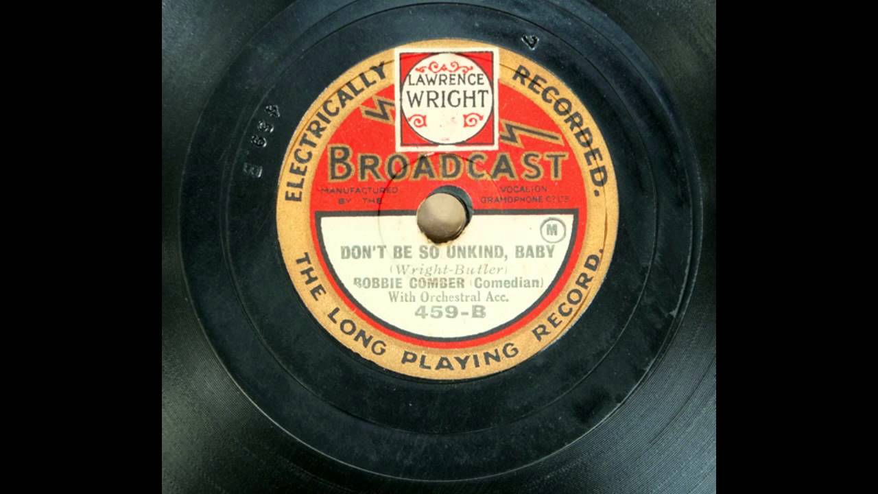 Bobbie Comber - "Don't be so unkind, Baby" - YouTube