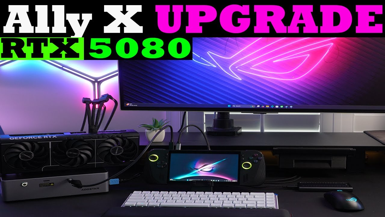 ROG Ally X Ultimate Upgrade Part 1 - Aoostar AG02 eGPU USB4 Dock ...