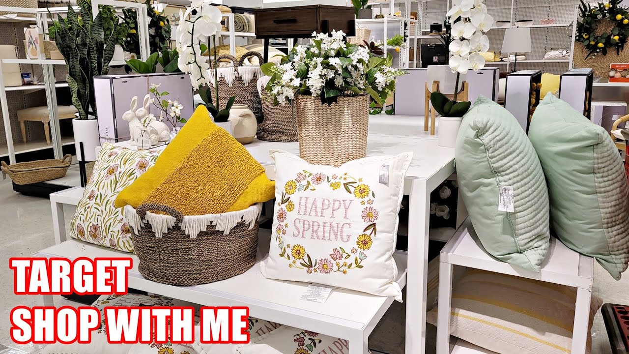 TARGET SPRING 2021 DECOR SHOP WITH ME NEW FINDS! - YouTube