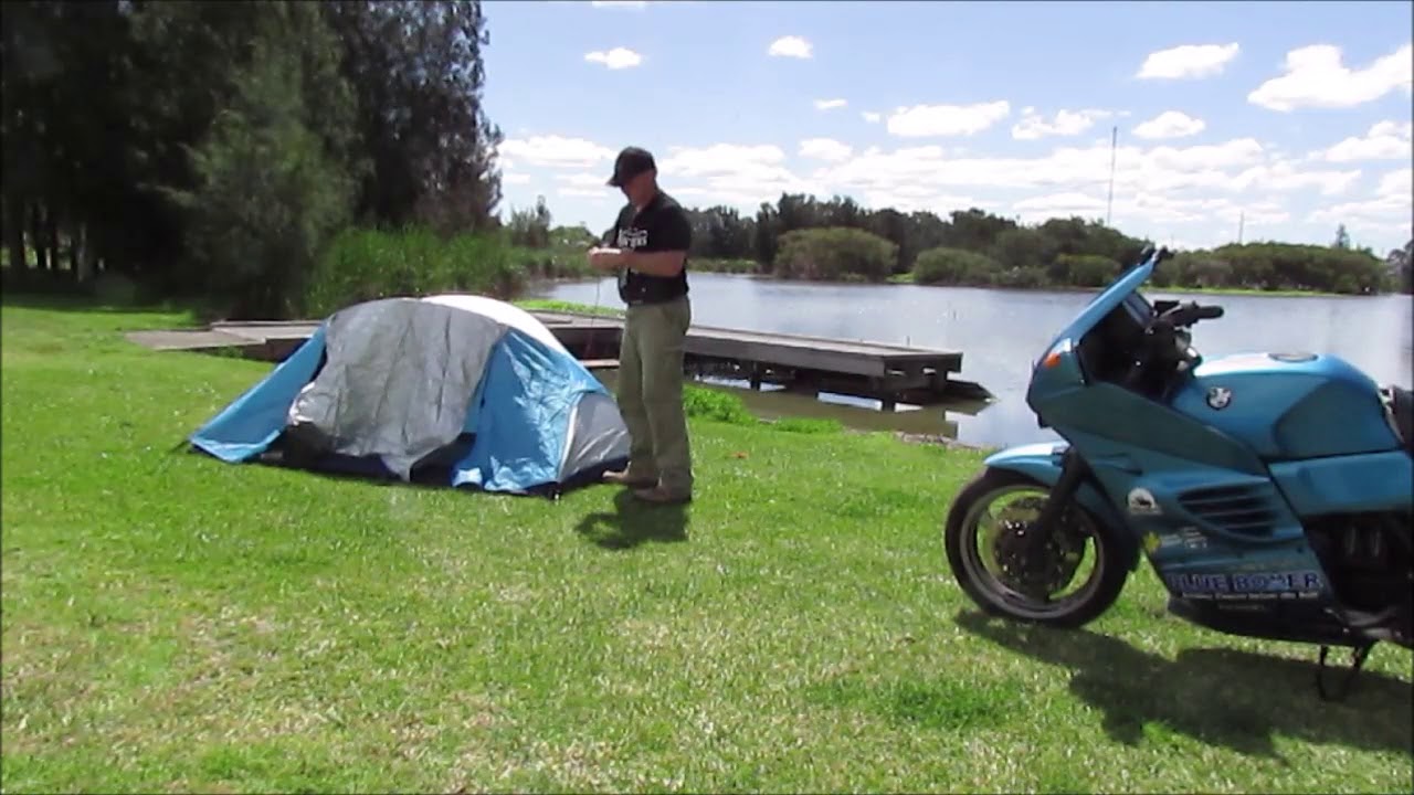 Aldi Adventuridge biking tent - YouTube