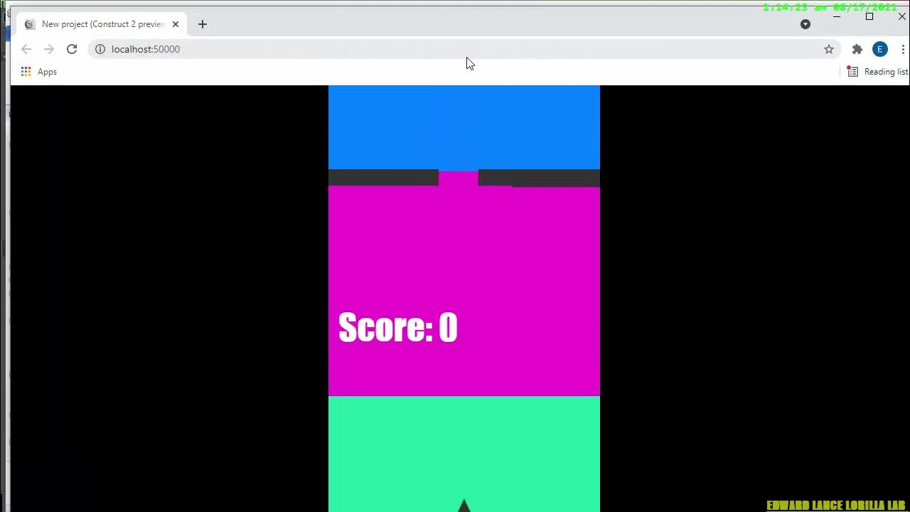 【Construct 2】setting the art in photoshop Build an endless mobile avoid game - YouTube