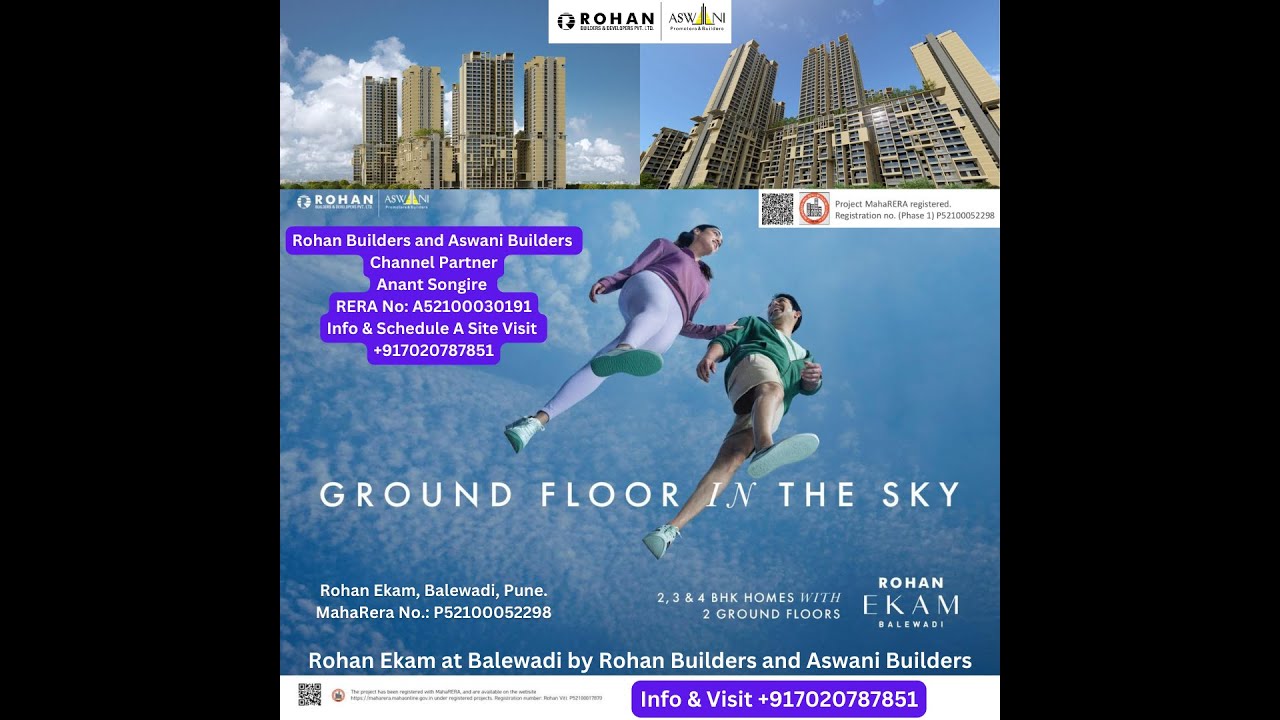 3 BHK Homes in Rohan Ekam at Balewadi, Pune by Rohan Builders & Aswani Builders, Info ...