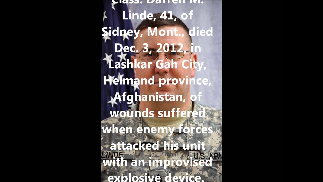 Tribute To Our Fallen Soldiers - US Army Sgt. 1st Class. Darren M ...