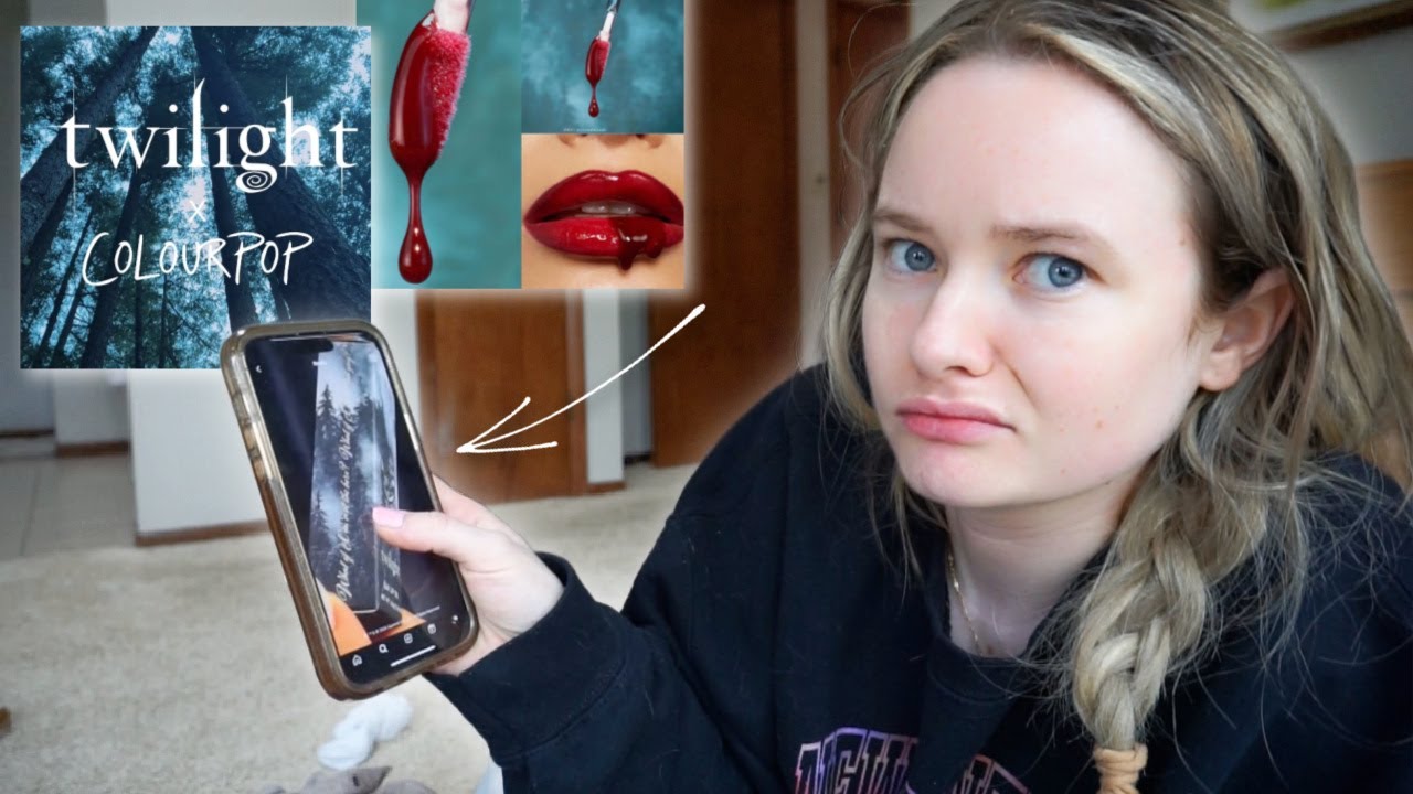 MY THOUGHTS ON THE COLOURPOP x TWILIGHT COLLECTION... | daily vlog #164 ...